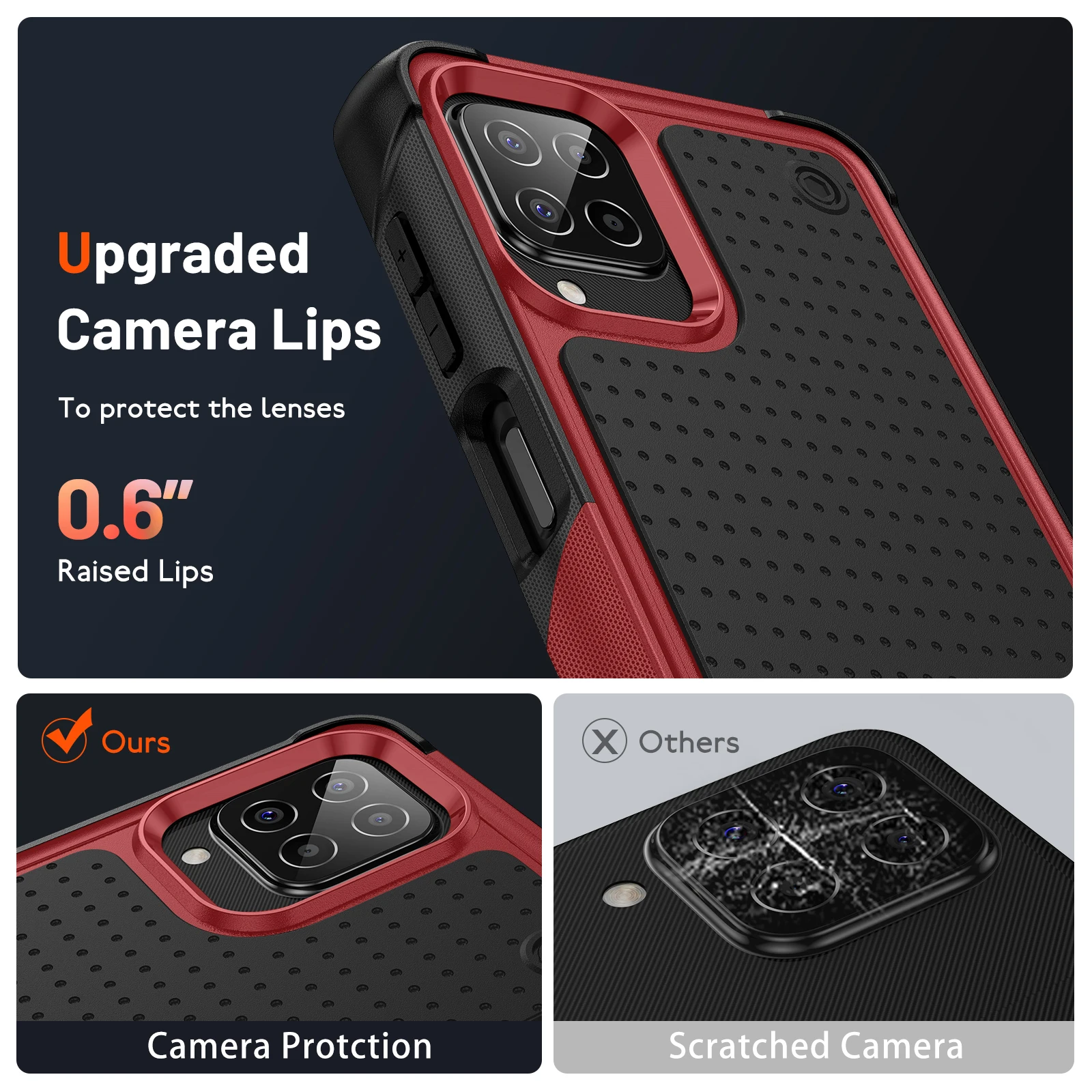 Shockproof Military Grade Armor Phone Case with Drop Proof Protection ...