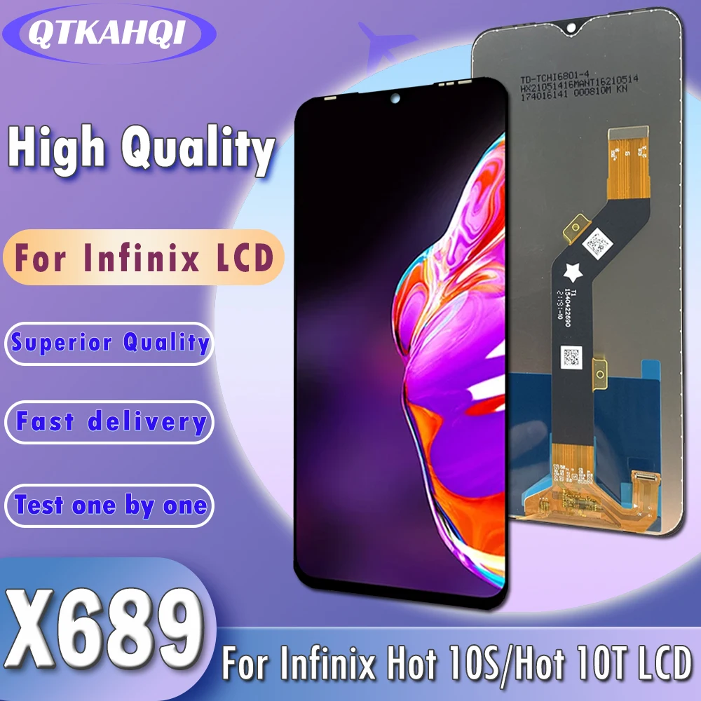 6-82-For-Infinix-Hot-10S-X689-LCD-Display-Touch-Screen-Digitizer ...