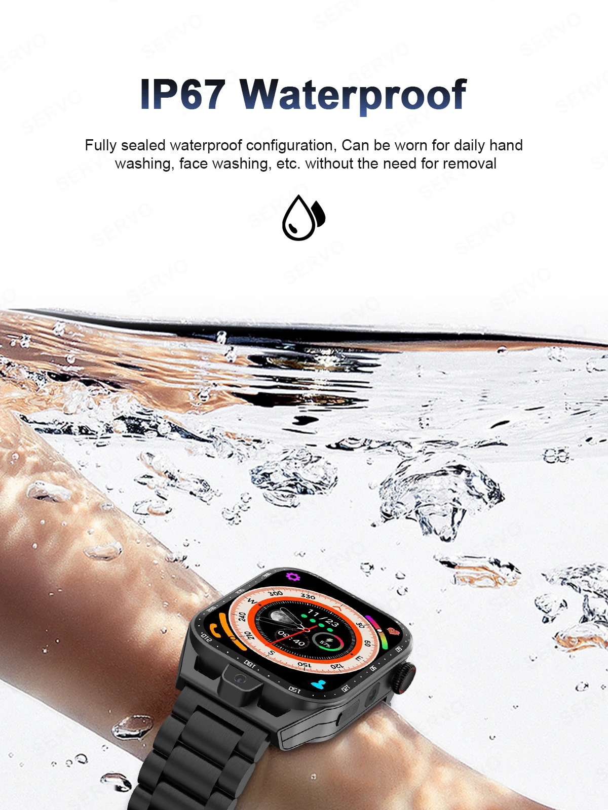 Generic Package D 4G+64G Smartwatch for Men Women Google Play Store GPS ...