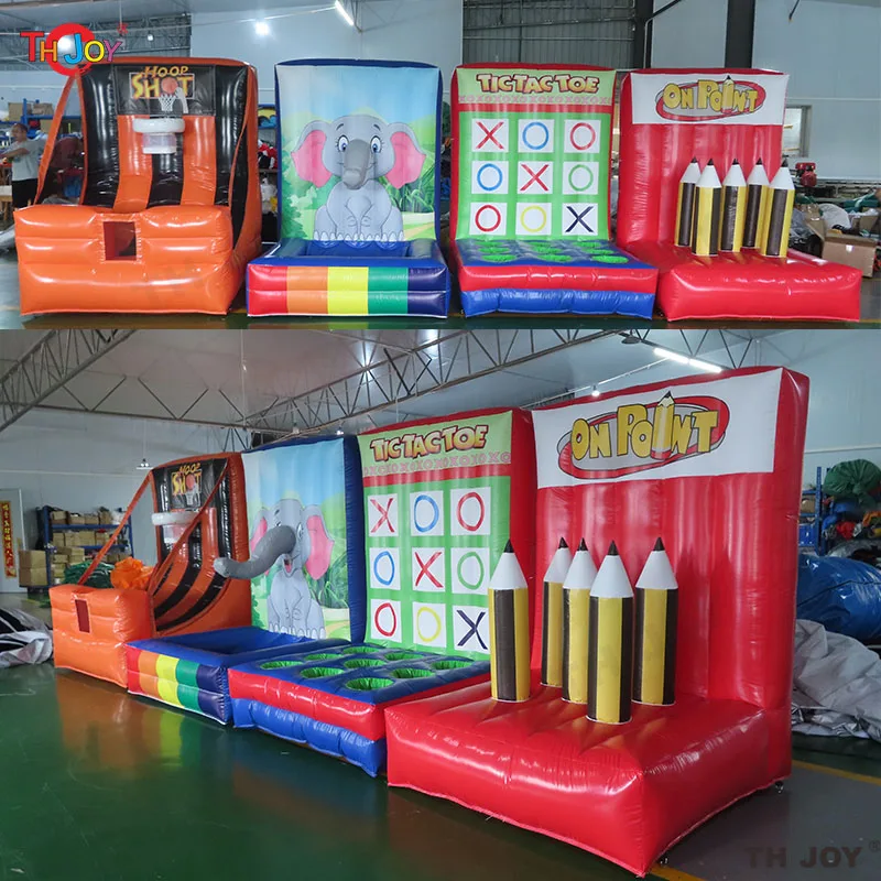 4-in-1-Commercial-Rental-Inflatable-Carnival-Game-Inflatable-Sport ...