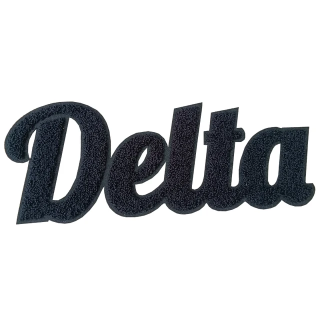 11 INCH Greek Letters DELTA Sorority Chenille Greek Alphabet Custom ...