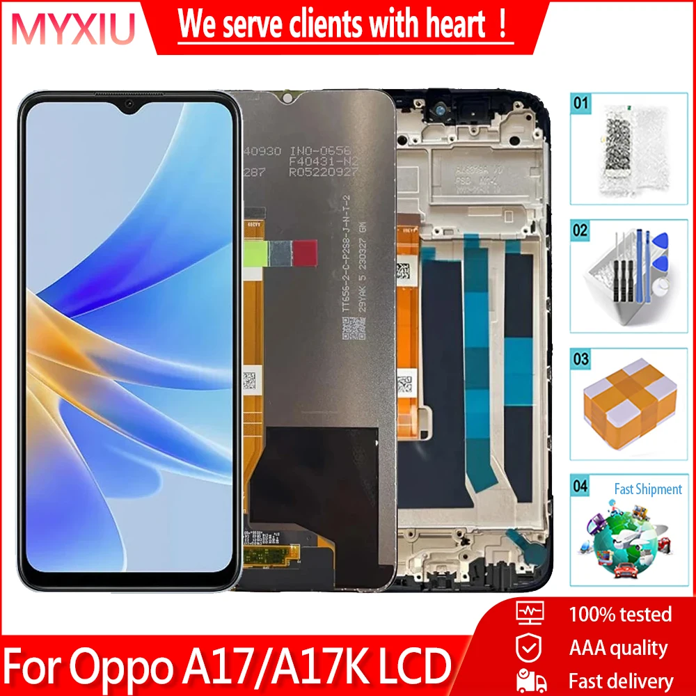 6-56-For-Oppo-A17-CPH2477-LCD-Display-Touch-Screen-Digitizer-Assembly ...