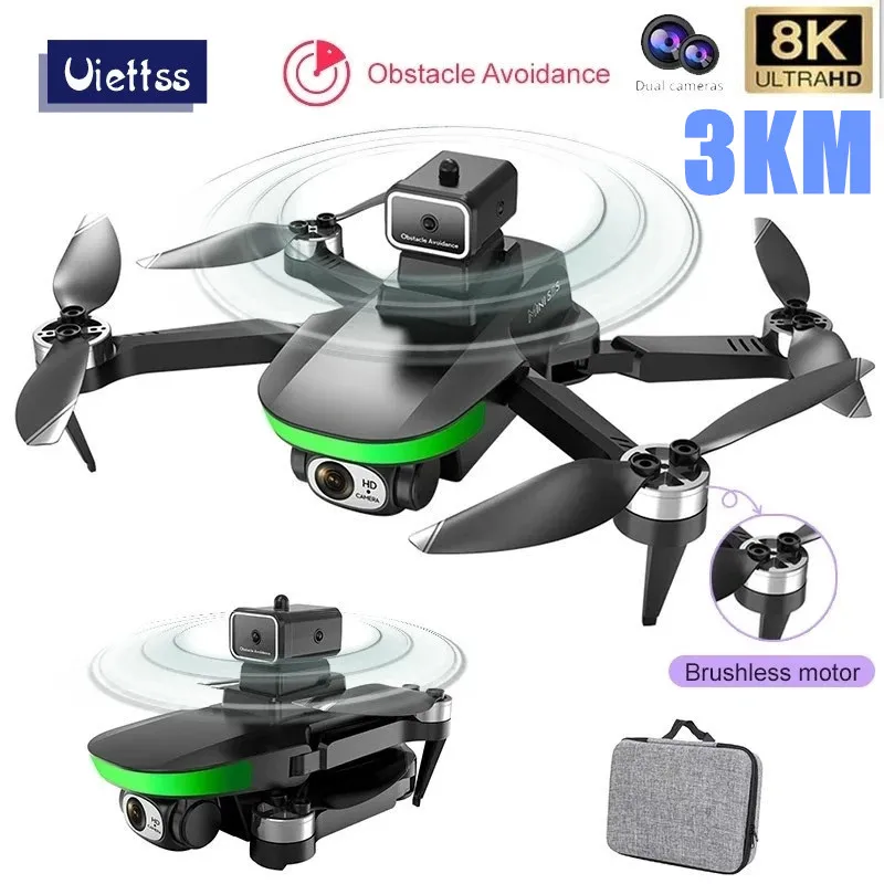 New S5S Mini Drone Profesional 8K HD Camera Obstacle Avoidance Follow ...