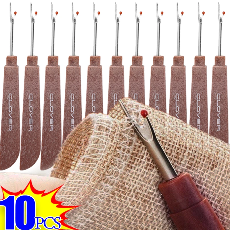 10-1PCS-Plastic-handled-Thread-Cutter-Seam-Ripper-Cross-Stitch-Unpicker ...