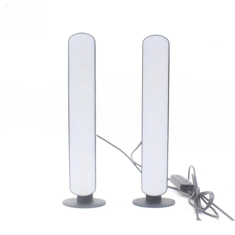 2pcs-RGB-LED-Desk-Atmosphere-Lamp-Remote-Control-5V-LED-Desktop-Night ...