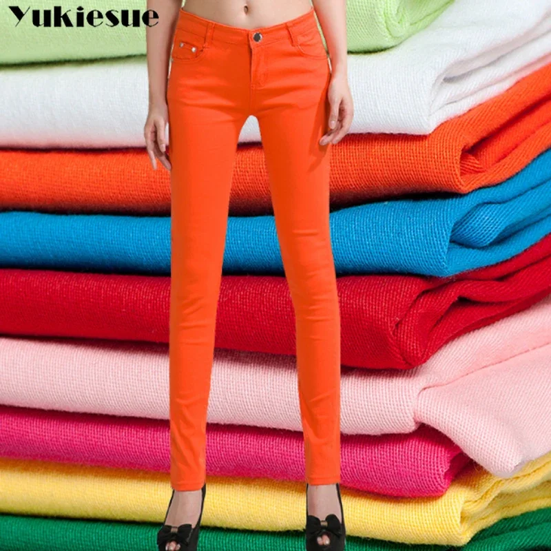 Women-s-Candy-Color-Pants-Pencil-Trousers-Spring-Autumn-Elegant-Office ...