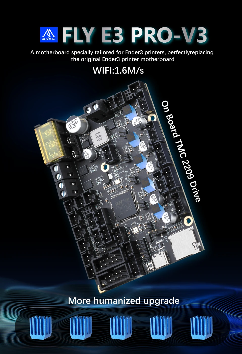 Материнская плата Mellow FLY RRF E3 PRO V3.0 | AliExpress