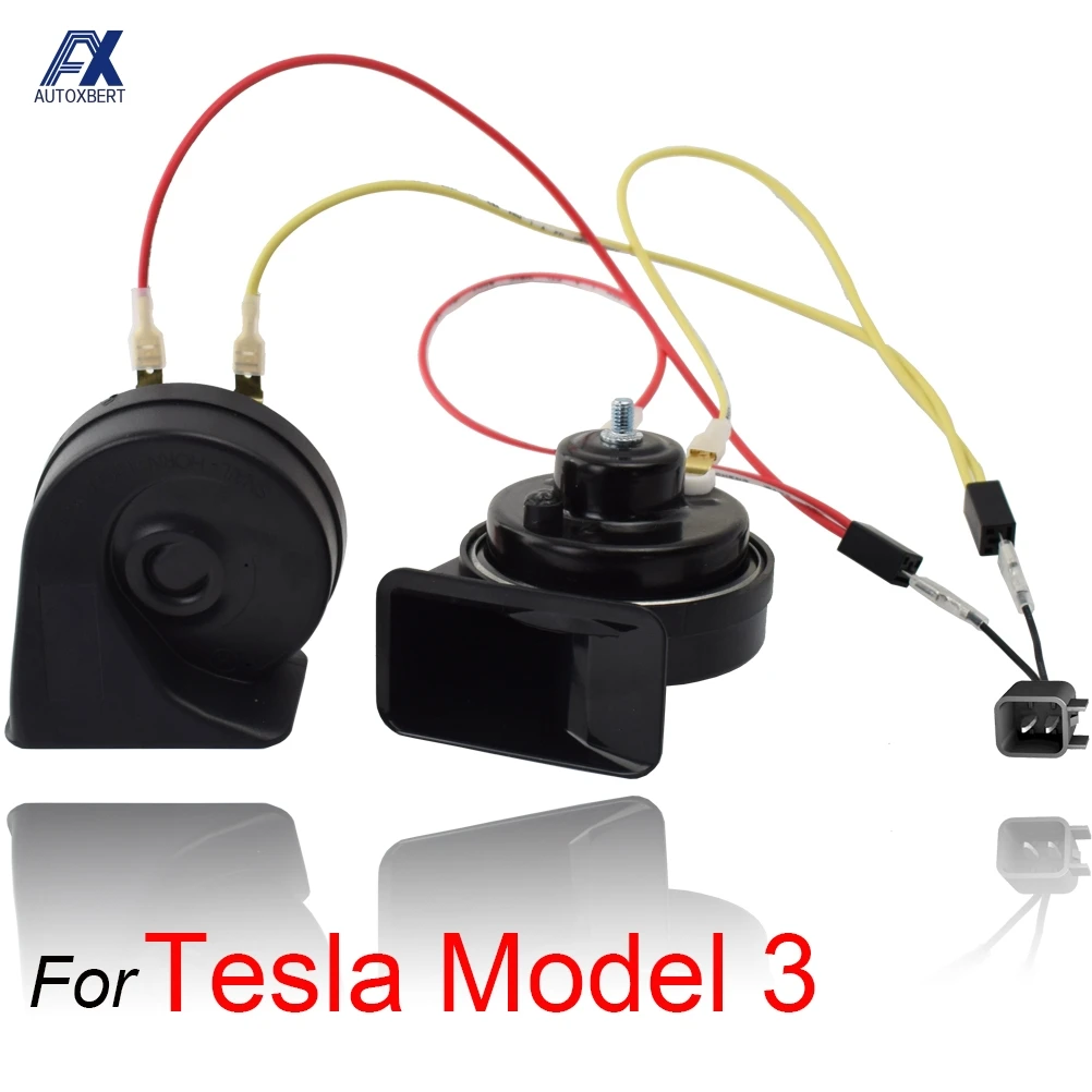 Snail-type-Horn-For-Tesla-Model-3-2017-2018-2019-2020-12V-110-125db ...