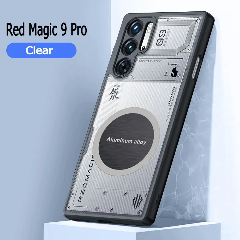 Case For Red Magic 10 Pro Casing Car Magnetic Heat Dissipation Airbag ...