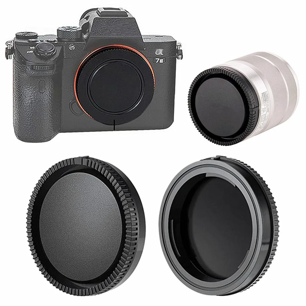 E Mount Camera Body & Rear Lens Cap For Sony FX3 FX30 A1 A7 IV III II ...