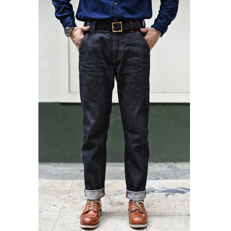 SAUCE ORIGIN Mens Jeans Boxing Selvedge Denim Jeans Color Cotton Jeans ...