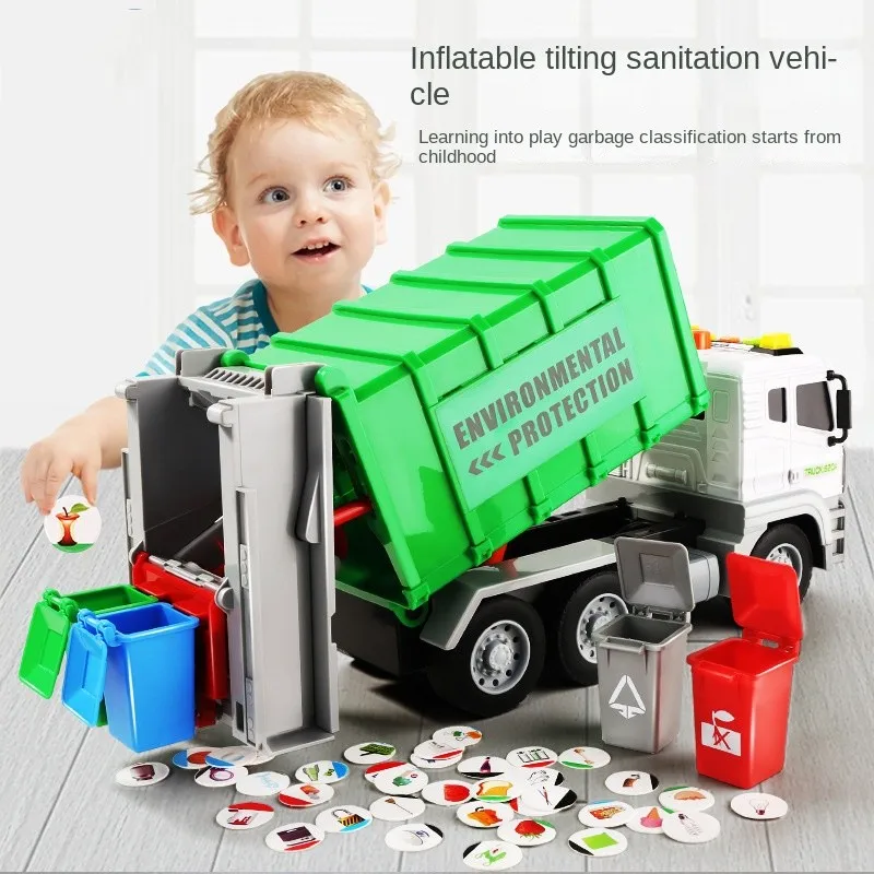 Garbage Truck Sanitation Toys | Toy Garbage Truck Collection | Toy ...