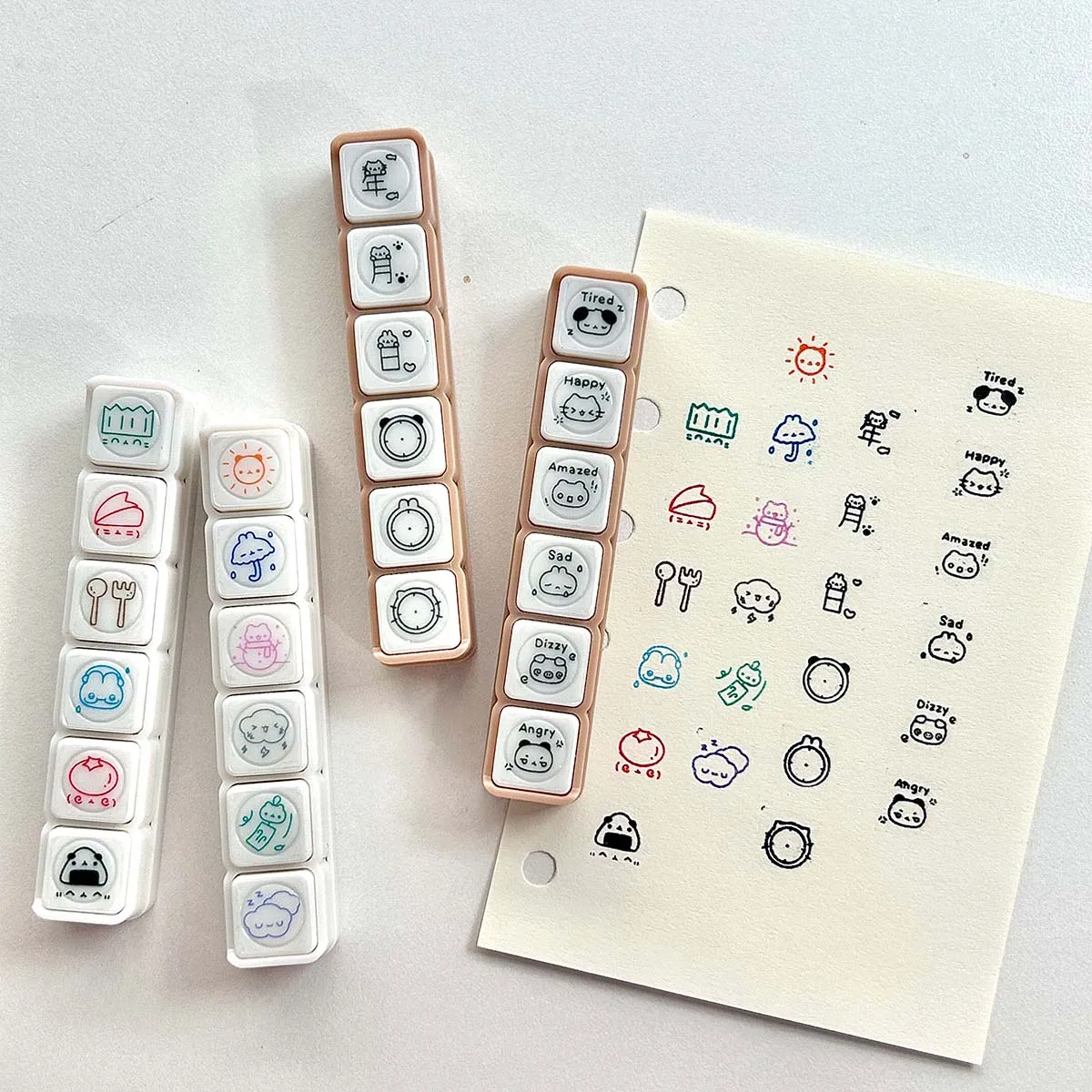 WAKAWAKA Kawaii Stamps Decorative Stamps for Scrapbooking Stationery ...