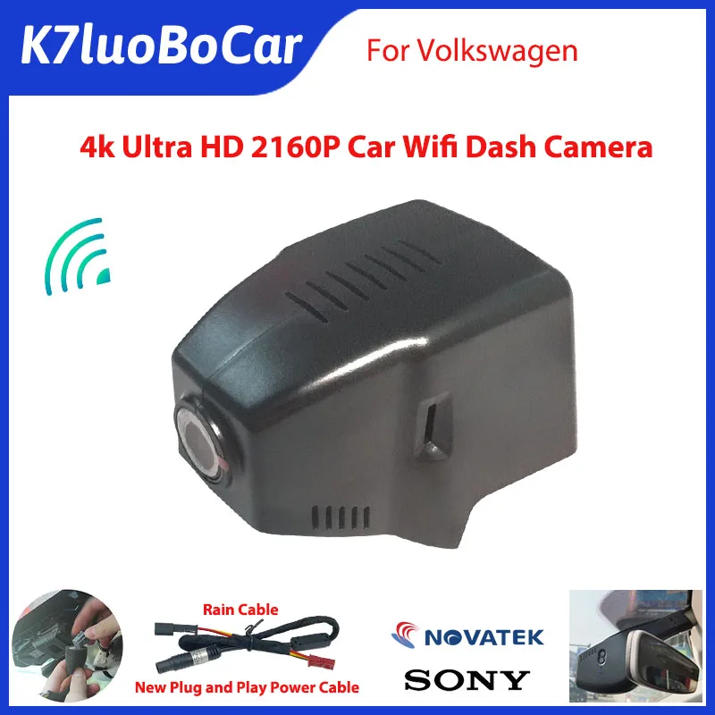 4k 2160P Car Dvr Full HD WIFI Dash Cam Camera For Volkswagen 76mm VW ...
