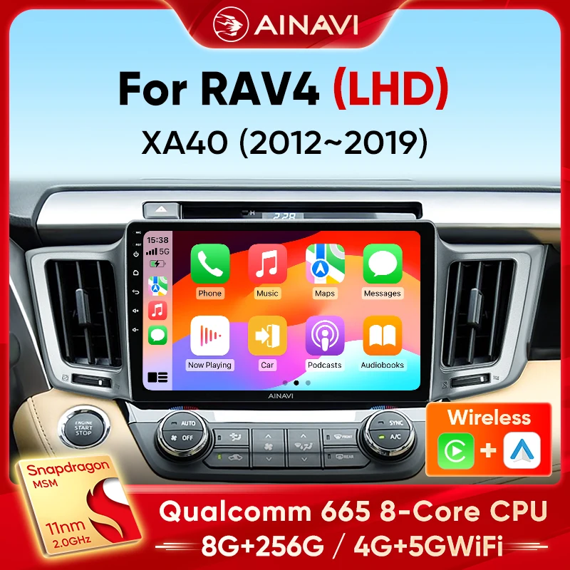Ainavi-Car-radio-For-Toyota-RAV4-RAV-4-XA40-2012-2019-Carplay-Android ...