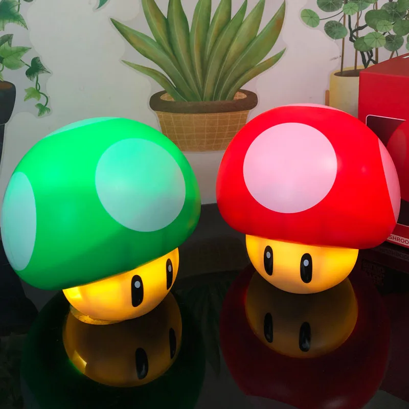 Cute-Super-Mario-Toad-Night-Light-con-musica-USB-Charging-Desk-Lamp ...