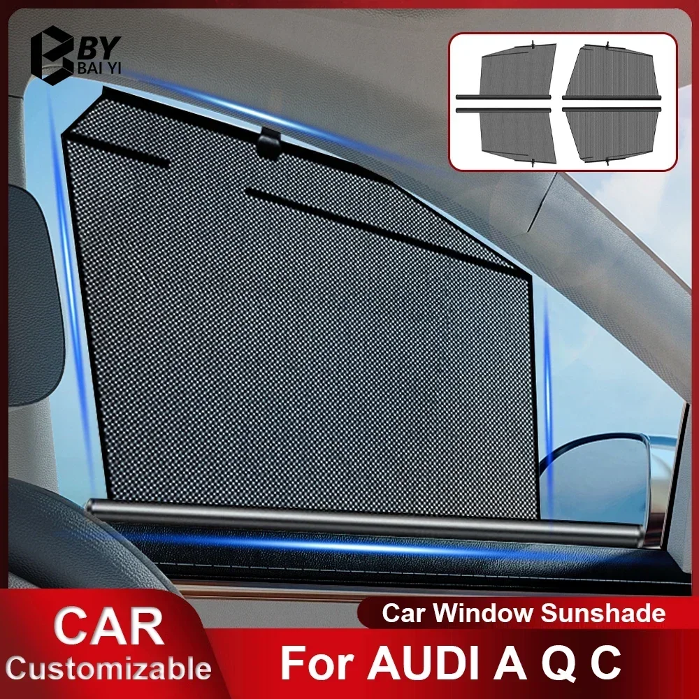 Customizable Car Sunshade For Audi A3 A4L A6L C7 C5 Q2 Q3 Q5 Side ...