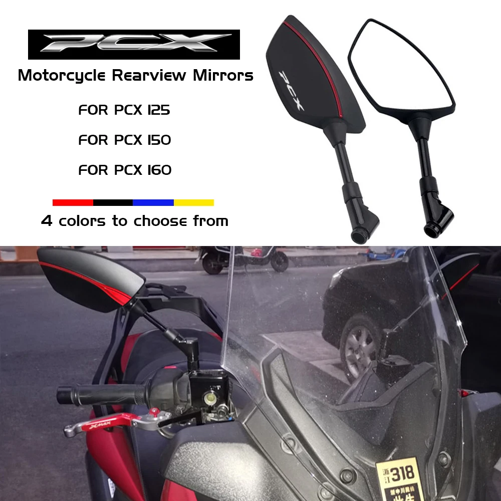 PCX-160-CNC-Motorcycle-Accessories-Rear-View-Rearview-Mirrors-Side ...