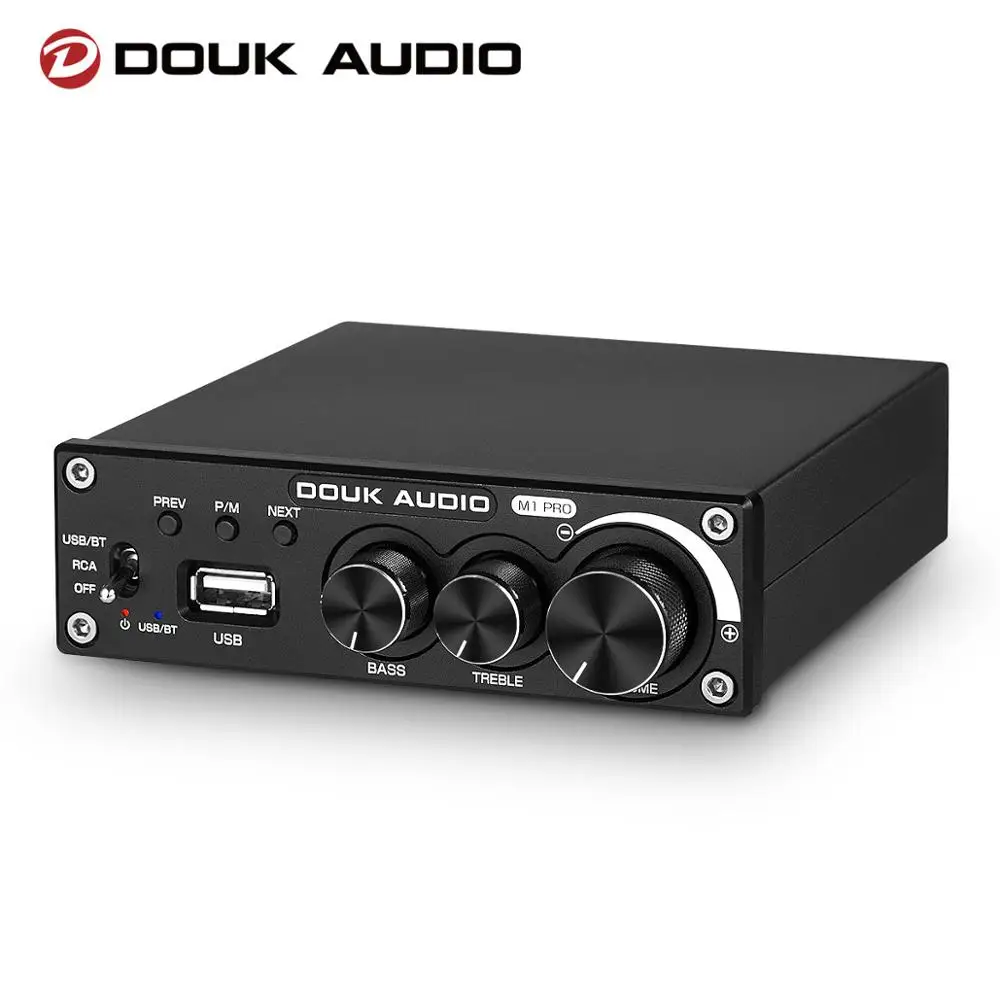 Douk Audio M1 Pro Hifi Bluetooth 5.0 Stereo Tda7498e Power Amplifier ...