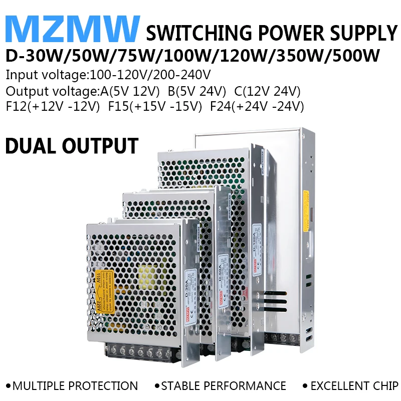 Dual-Output-Switching-Power-Supply-30W-50W-75W-100W-120W-350W-500W-10V ...