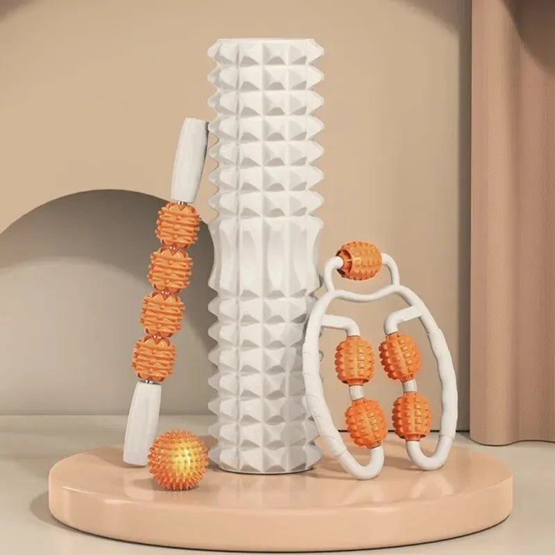 Roda-De-Ioga-Massagem-Stick-Blocks-Rolo-De-Espuma-Conjunto-Completo ...