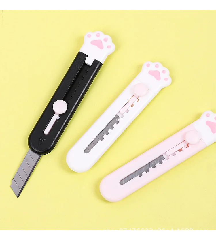 Pocket Folding Knife Box Cutter | Kawaii Korean School Supplies ...