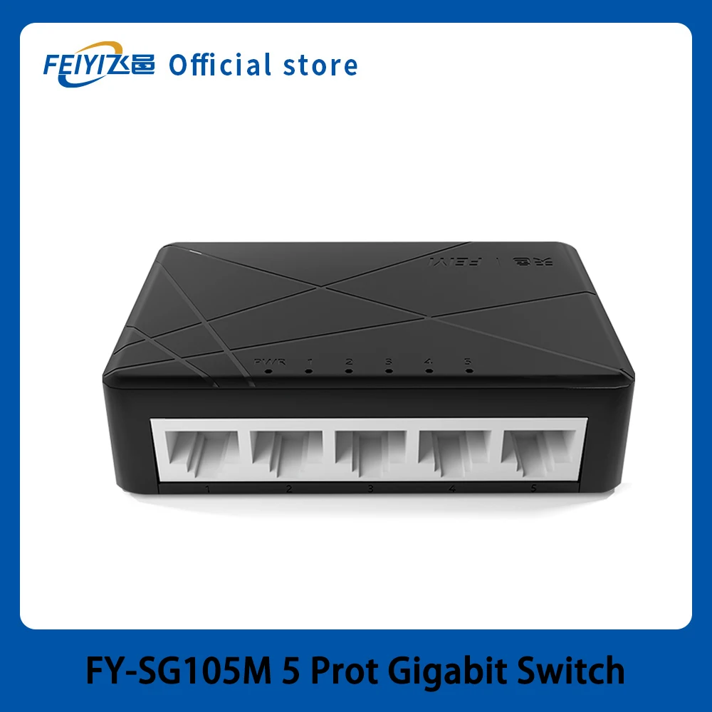 FEIYI-5-Port-Desktop-Gigabit-Network-Switch-10-100-1000Mbps-Ethernet ...