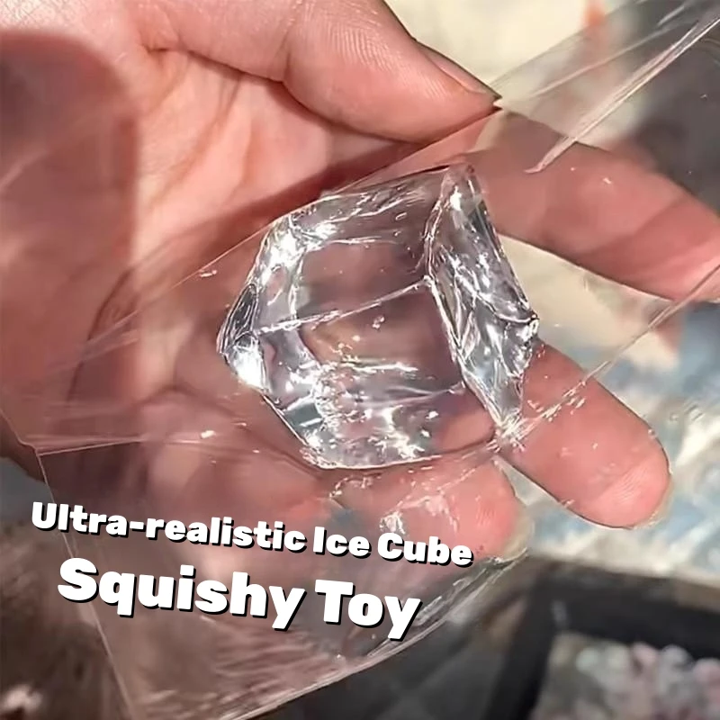 Clear-Ice-Cubes-Squishy-Toys-Cute-Cat-Paw-Fish-Stress-Relief-Fidget-Toy ...