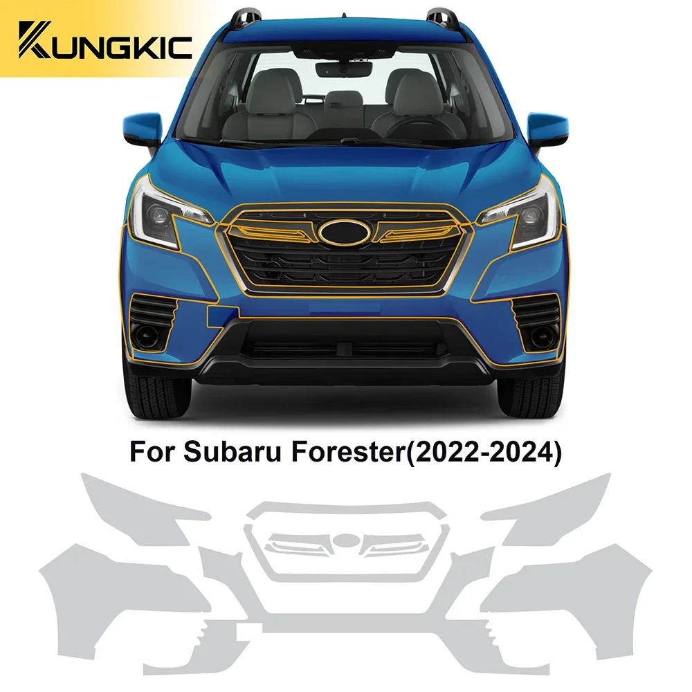 TPU Car Paint Protection Film For Subaru Forester 2022-2024 Pre-cut ...