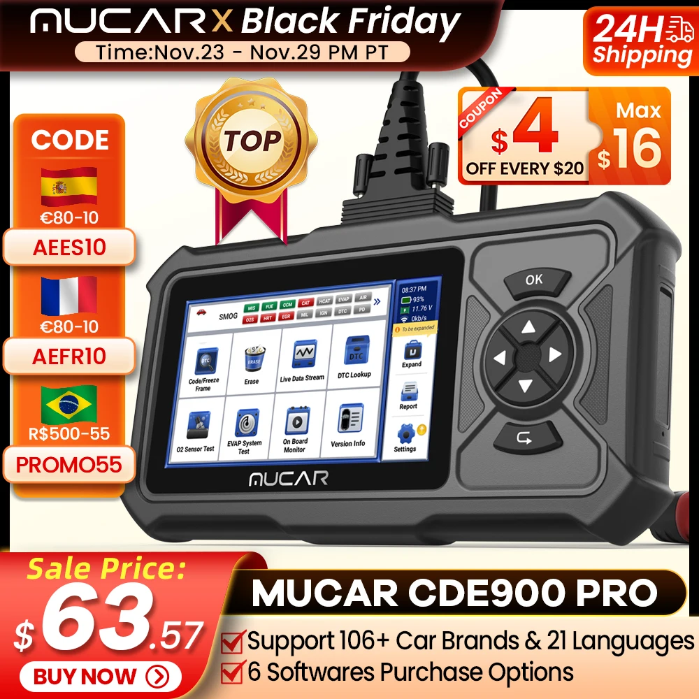 MUCAR-CDE900-Pro-OBD2-Scanner-Auto-Car-Diagnostic-Tools-Automotive-OBD ...