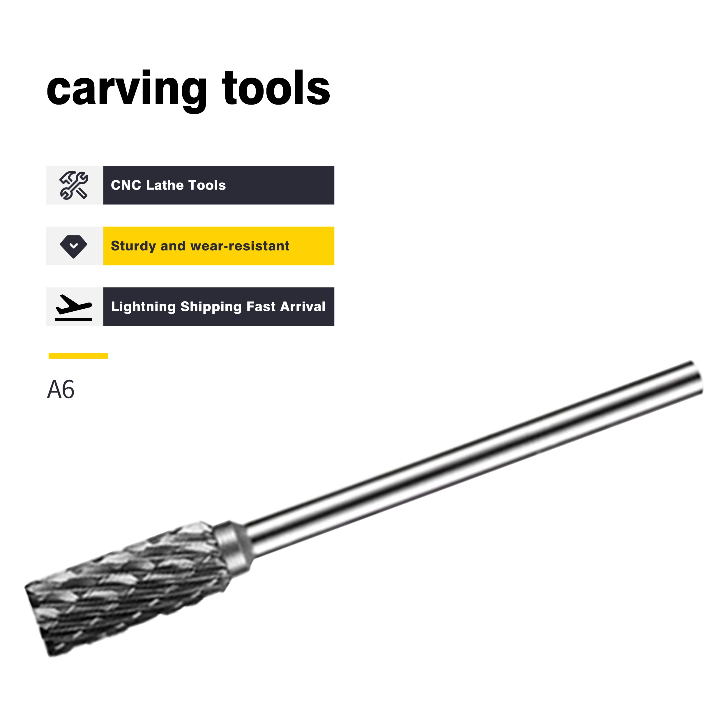 Carbide Rotary File A Type Tungsten Steels Milling Cutter Metal ...