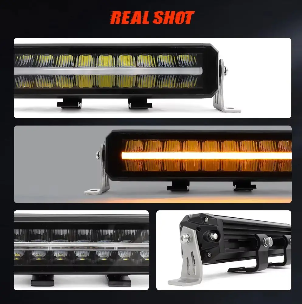CE Anti Glare Led Ramp Light Bar 22 32 42 52 Inch DRL 24V 12V Siberian ...