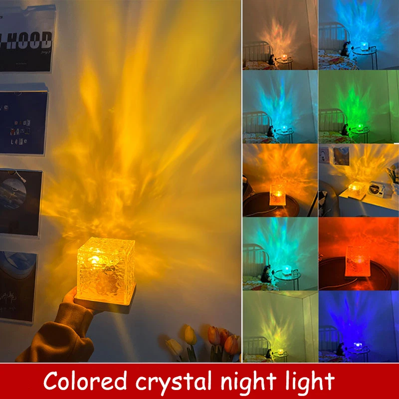 RGB-Atmosphere-Night-Light-Rotating-Water-Pattern-Table-Lamp-LED ...