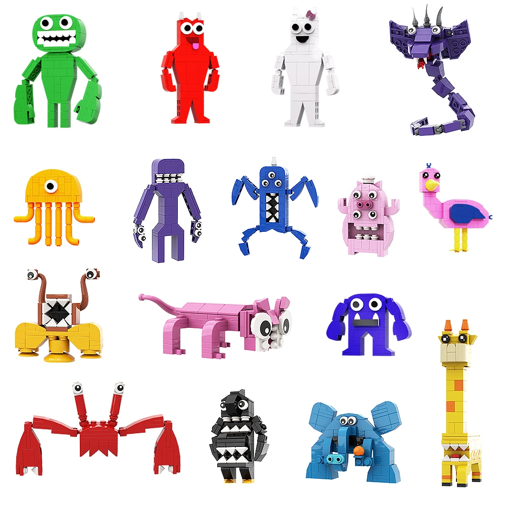 Garden Of Banban Game Character Building Blocks Cartoon Anime DIY ...