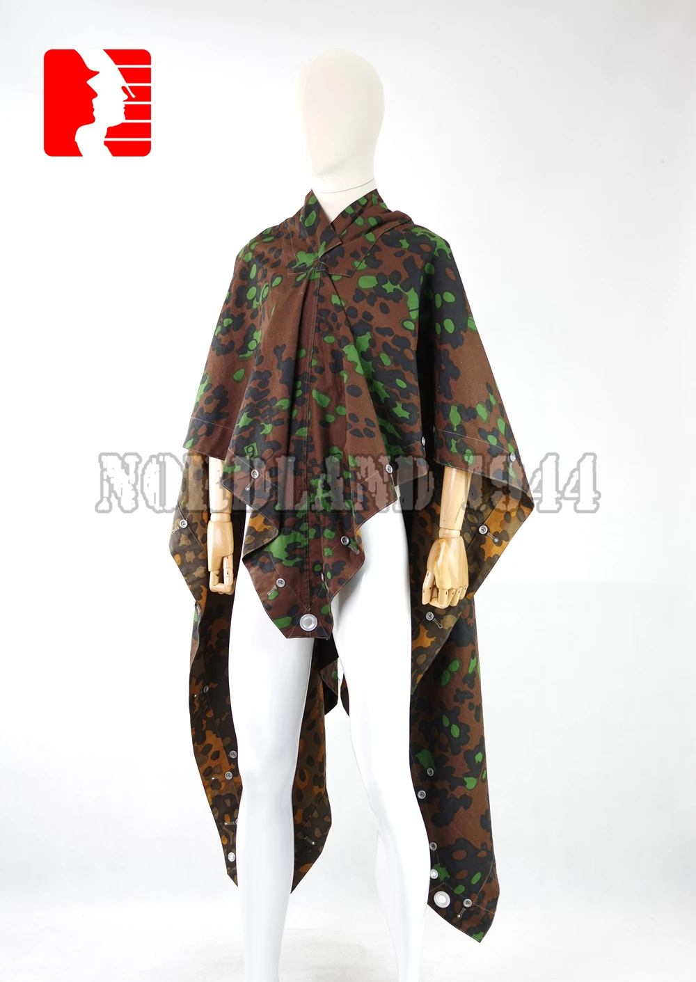 Reproduction Cosplay German 6# Plane Tree Camouflage Quarter Shelter ...