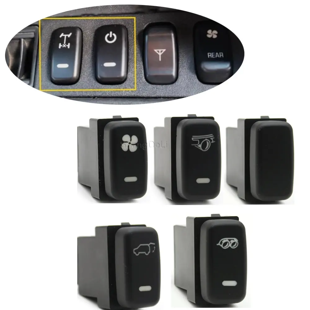 Auto-DRL-ABS-Bar-Radar-DRIVING-LIGHTS-Button-Switch-Battery-Power ...