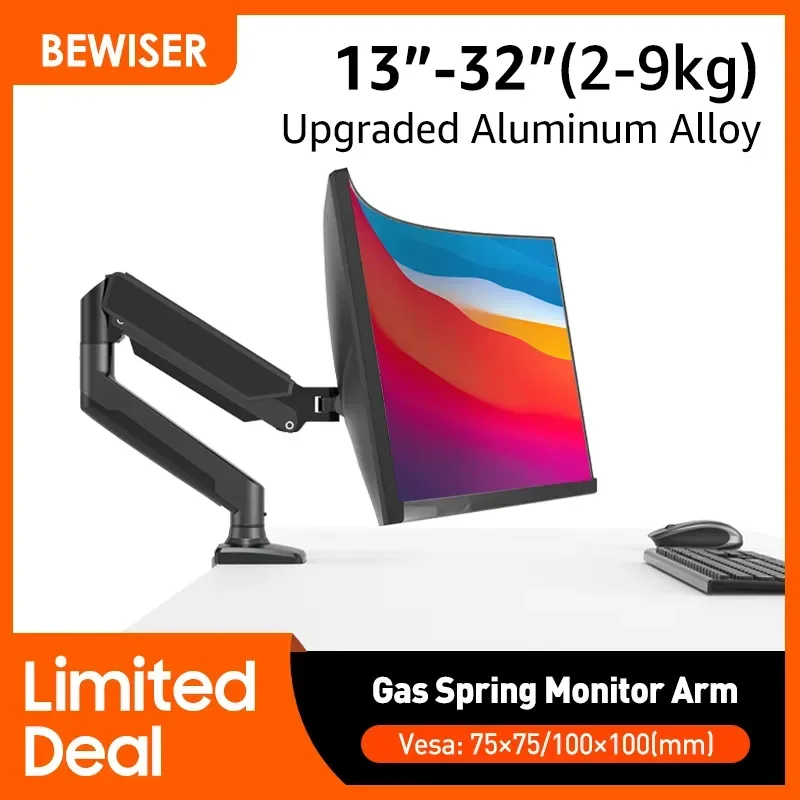 Bewiser-Monitor-Arm-Desk-Mount-13-32-pollici-capacit-di-peso-fino-a-19 ...