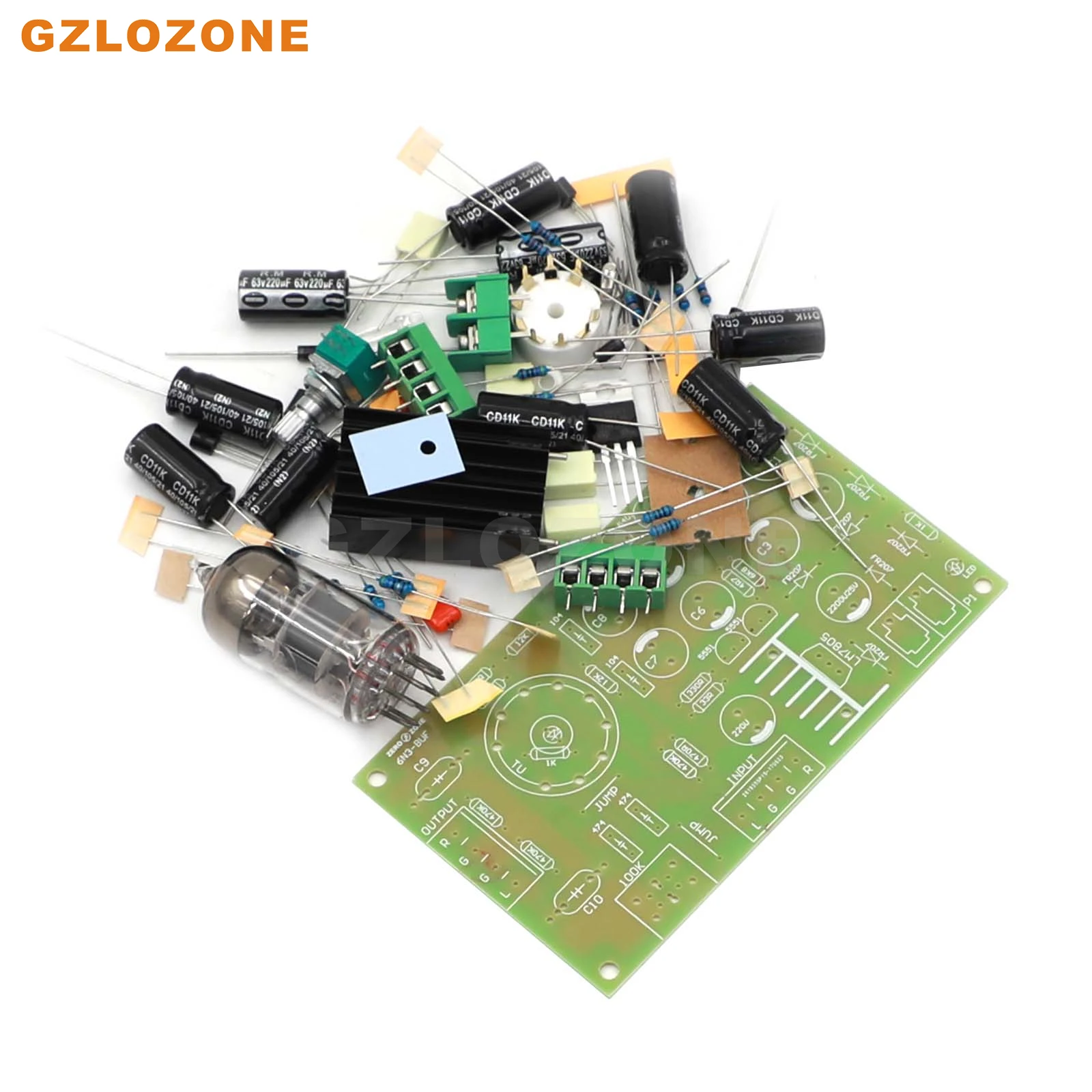 ZEROZONE 6N3 Tube Buffer Preamplifier DIY Kit/Finished Board ...
