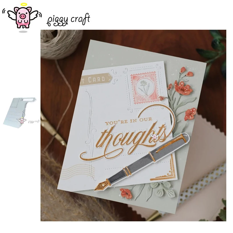 Piggy-Craft-Metall-Schneidwerk-zeuge-schneiden-Stanz-form-Postkarte ...