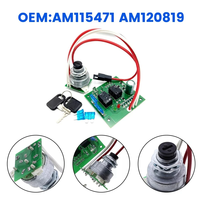 AM115471-AM120819-Ignition-Switch-Module-With-Keys-For-John-Deere-415 ...