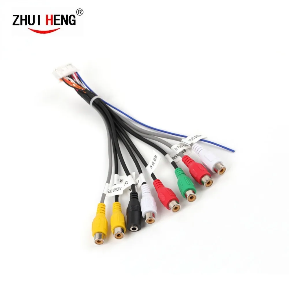 2-din-Android-Car-radio-RCA-Output-Wire-External-microphone-Adapter ...