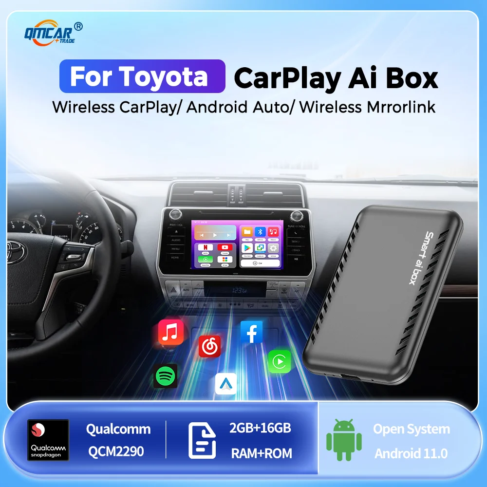 Carplay-Ai-Box-Android-11-Magic-Box-Android-Auto-Wireless-Carplay-Adapter-QCM2290-For-Toyota ...