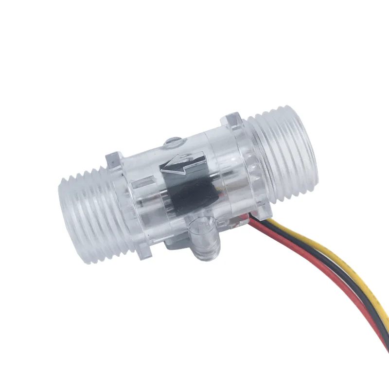 G1-2-Plastic-Water-Flow-Sensor-Meter-Turbine-Hall-Flowmeter-Easy-to ...