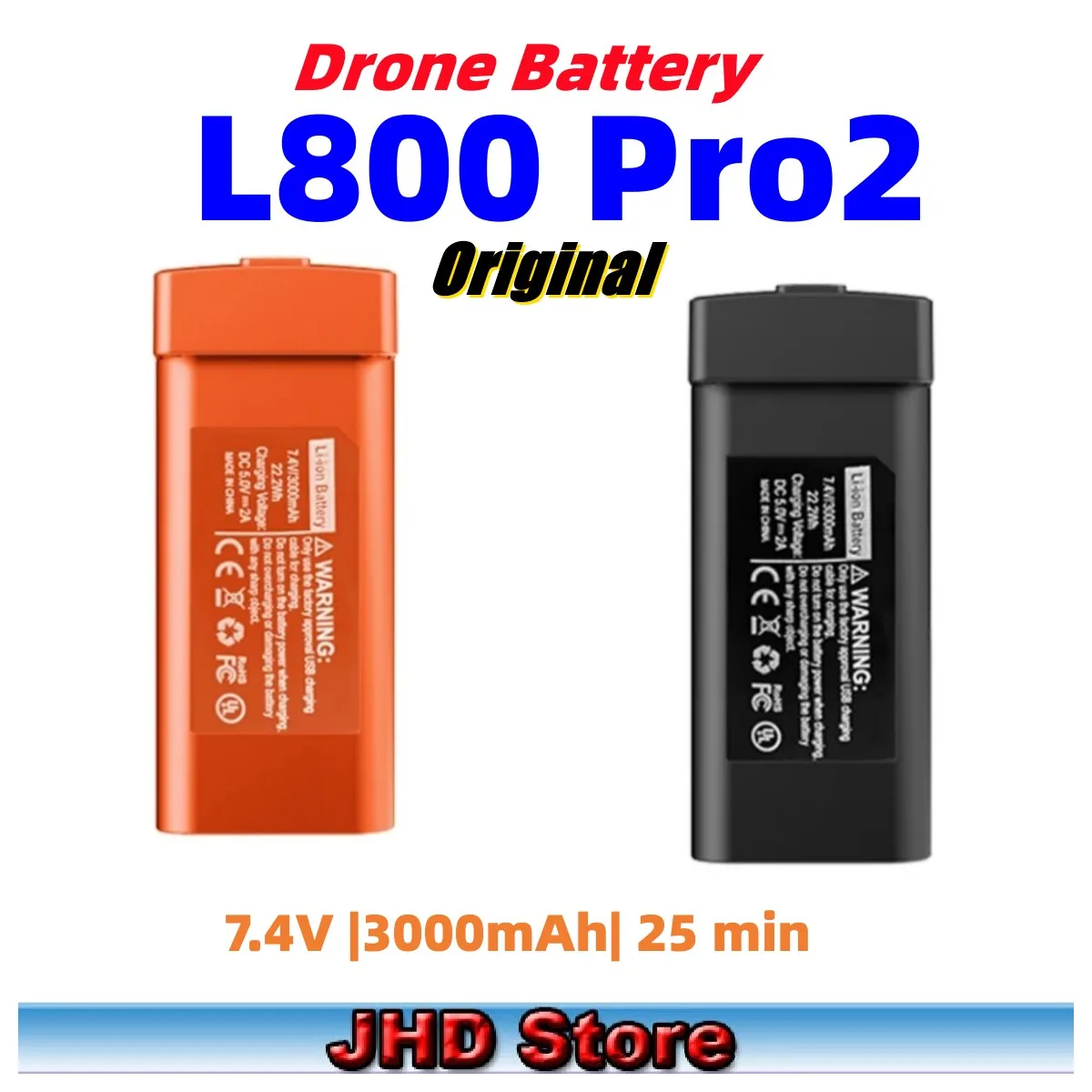 JHD-L800-Pro2-Battery-Drone-Battery-for-Original-LYZRC-L800Pro2-3000mAh ...