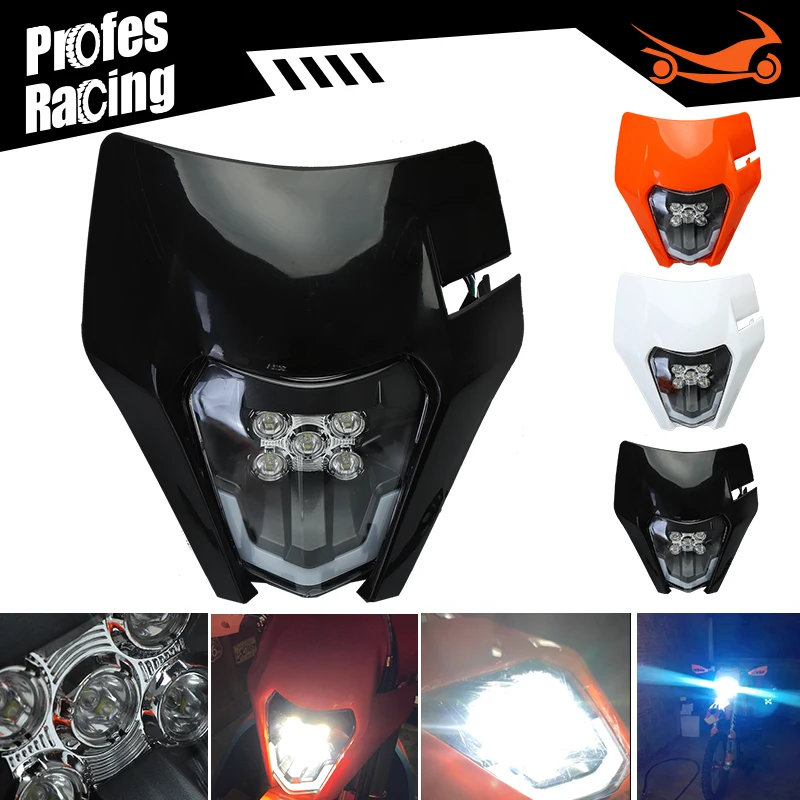 Faro-delantero-LED-para-motocicleta-luz-para-KTM-EXC-EXCF-SX-SXF-XC-XCF ...