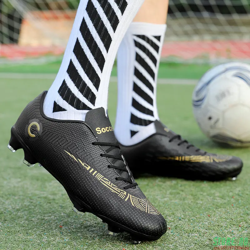 New-Arrivals-Professional-Soccer-Shoes-For-Men-Black-Adult-Male ...