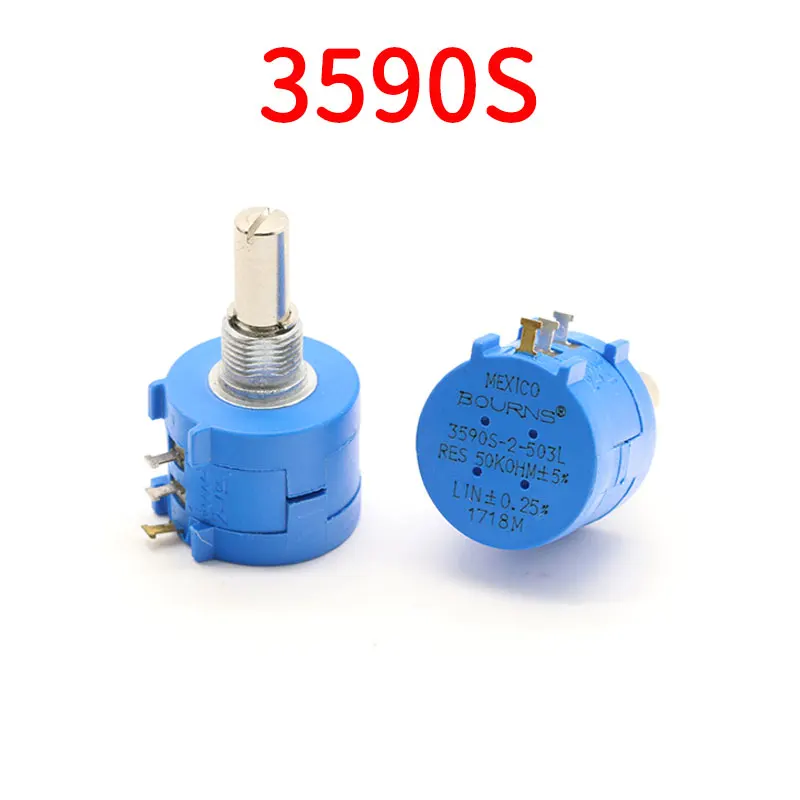1Pcs 3590S Multiturn Potentiometer 500 1K 2K 5K 10K 20K 50K 100K ohm ...