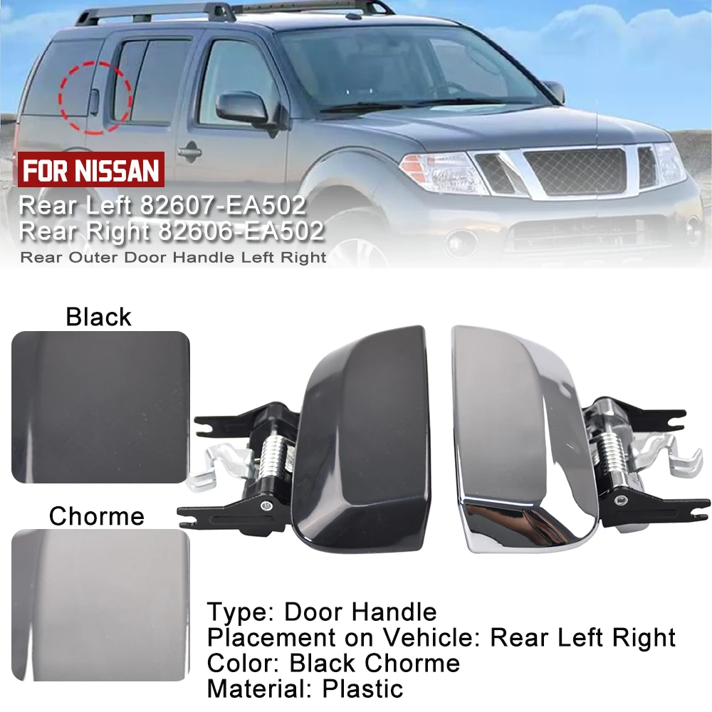Hight Quality Rear Outer Door Handle Replaces For Nissan Pathfinder R51 ...