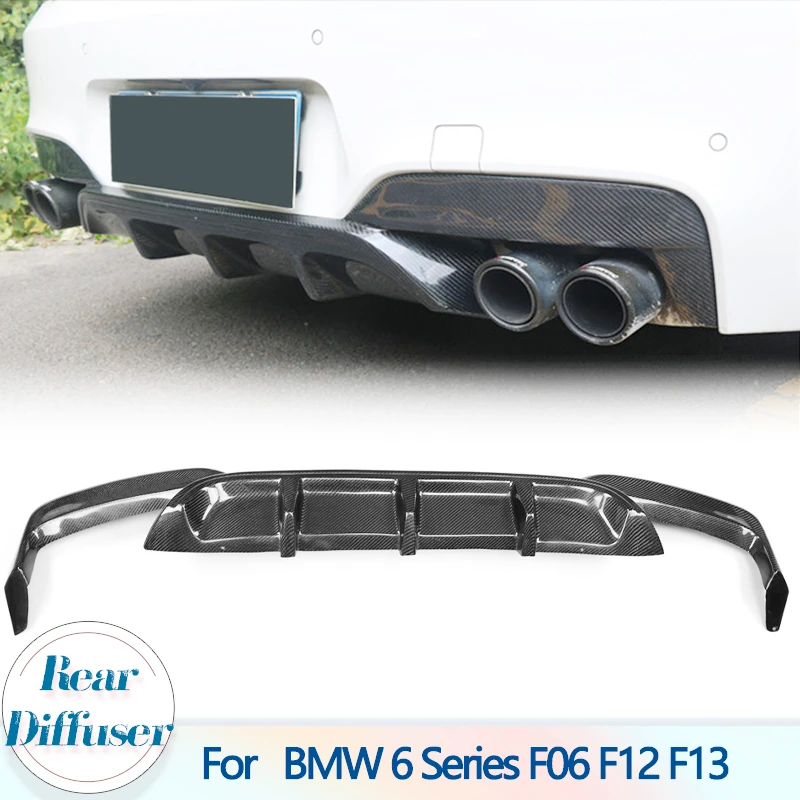 Car Rear Bumper Diffuser for BMW F06 F12 F13 640i 650i M Sport M Tech ...