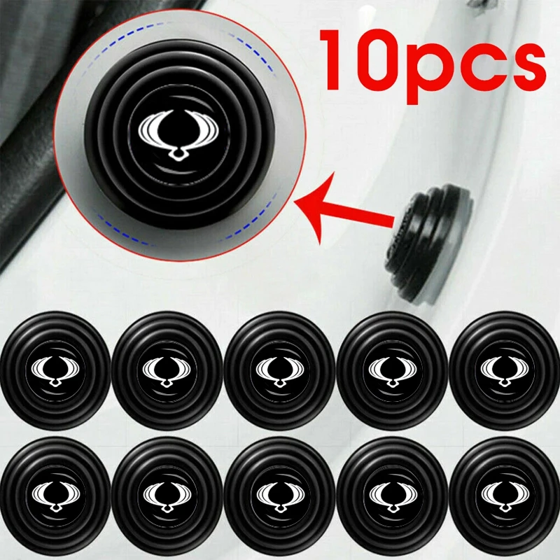 10Pcs Car Door Anti Collision Gasket Shock Absorber Sticker For ...
